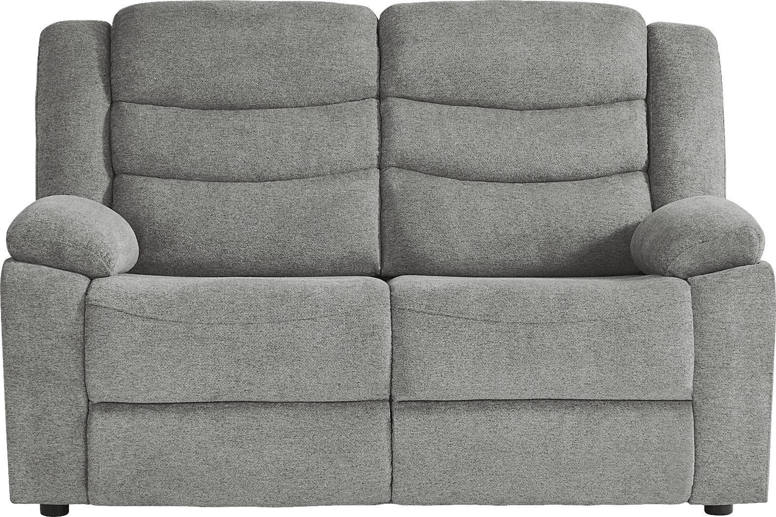 Swansea Granite Gray Woven Stationary Loveseat | Rooms to Go