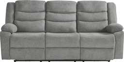 Swansea Granite Gray Woven Non-Power Reclining Sofa | Rooms to Go