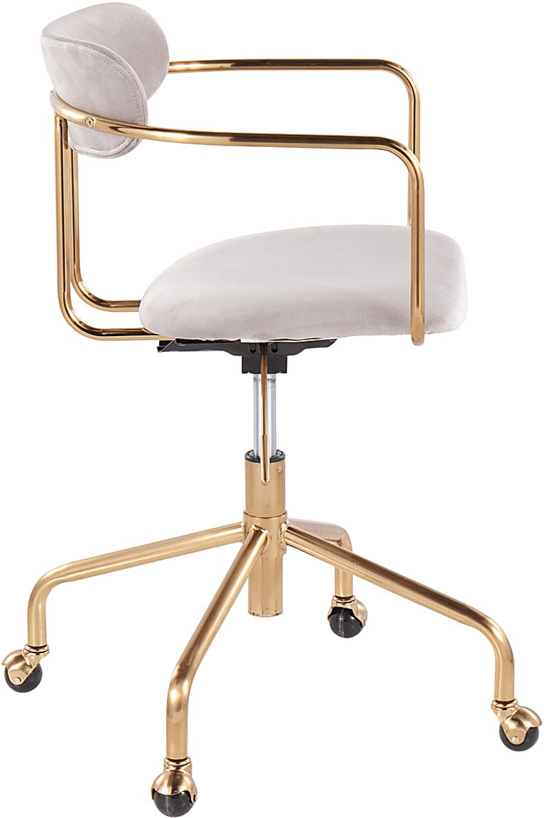 Sweetshade Silver Office Chair - Rooms To Go