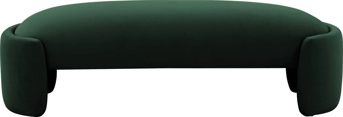 Sylvaner Forest Green Polyester Fabric Accent Bench | Rooms to Go