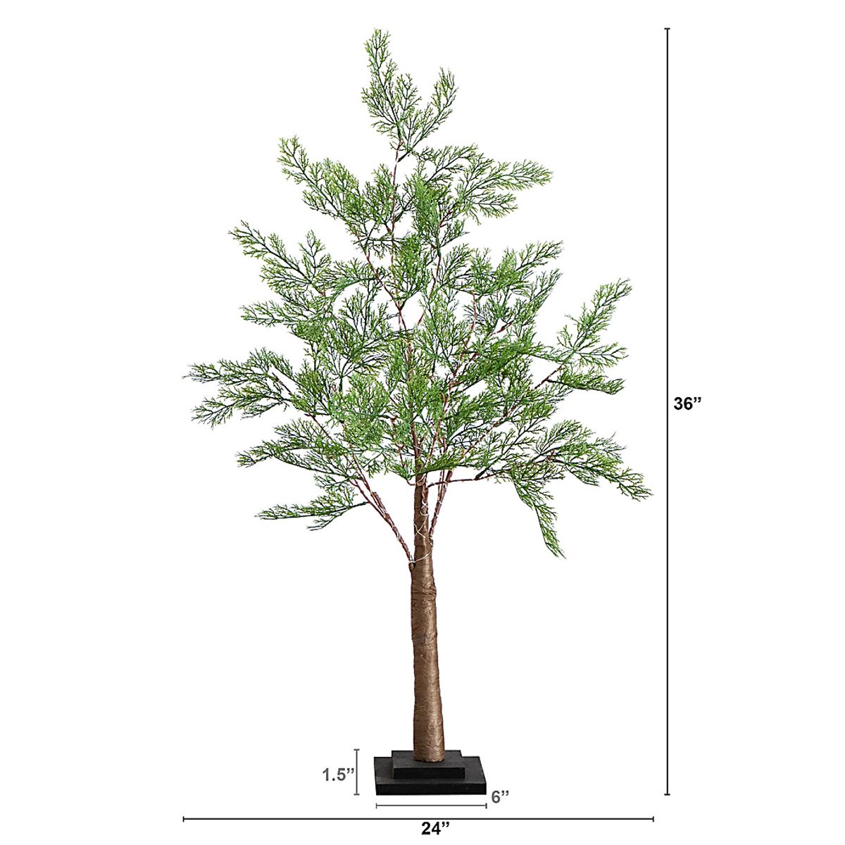 Sylvanus Green Silk Tree W/Lights | Rooms to Go