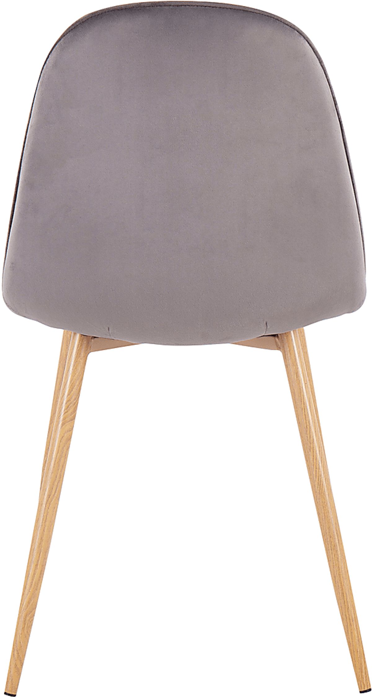Symmes III Gray Velvet Plush Dining Chair | Rooms to Go
