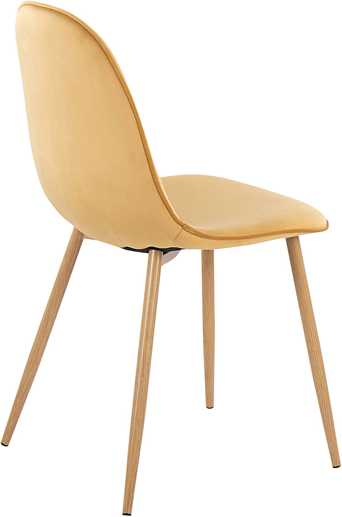 Symmes III Yellow Velvet Plush Dining Chair | Rooms to Go