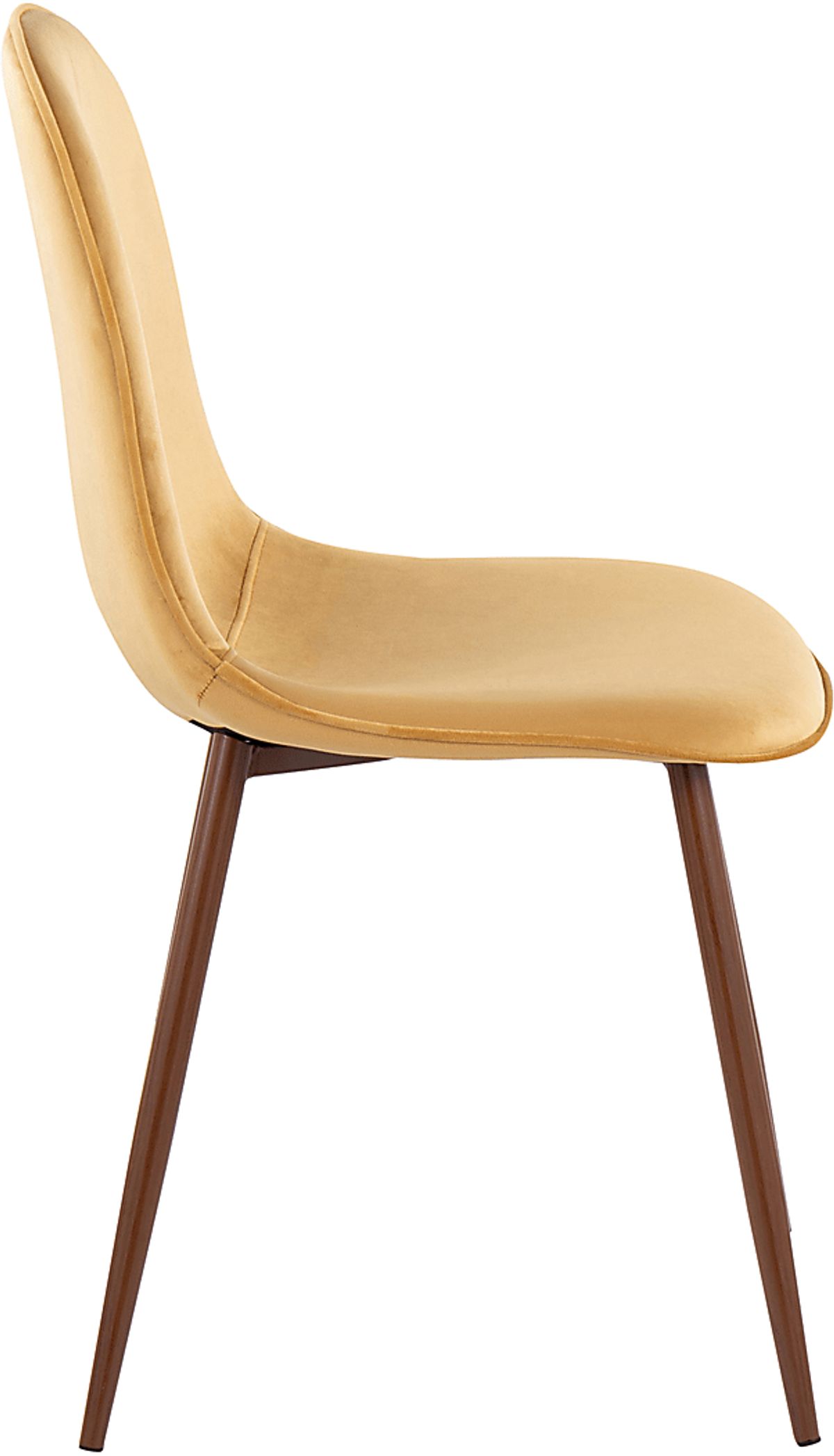 Symmes V Yellow Velvet Plush Dining Chair | Rooms to Go