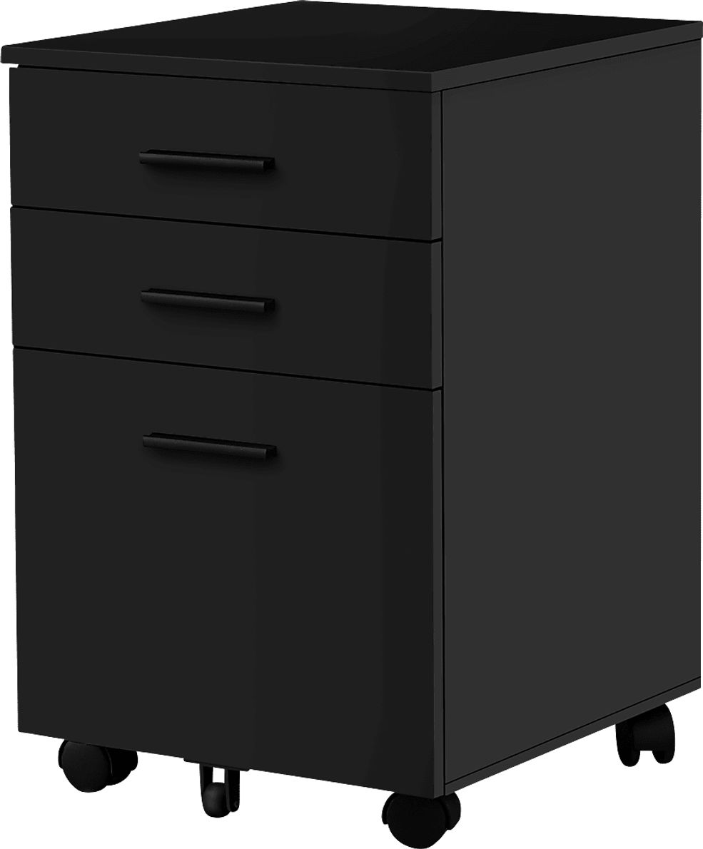 Syreeta Black Black,Colors Filing Cabinet - Rooms To Go