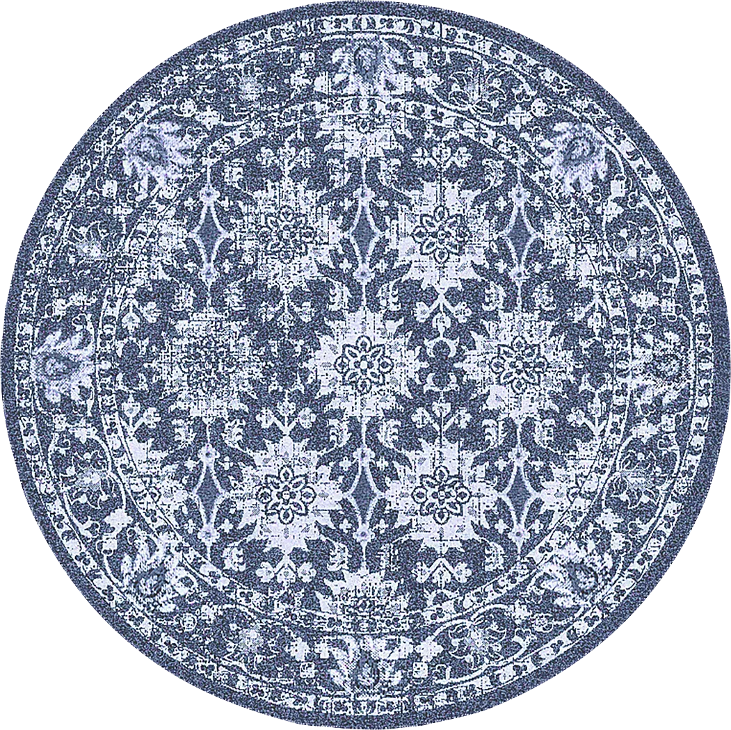 Syros Dark Blue Outdoor Rug | Rooms to Go