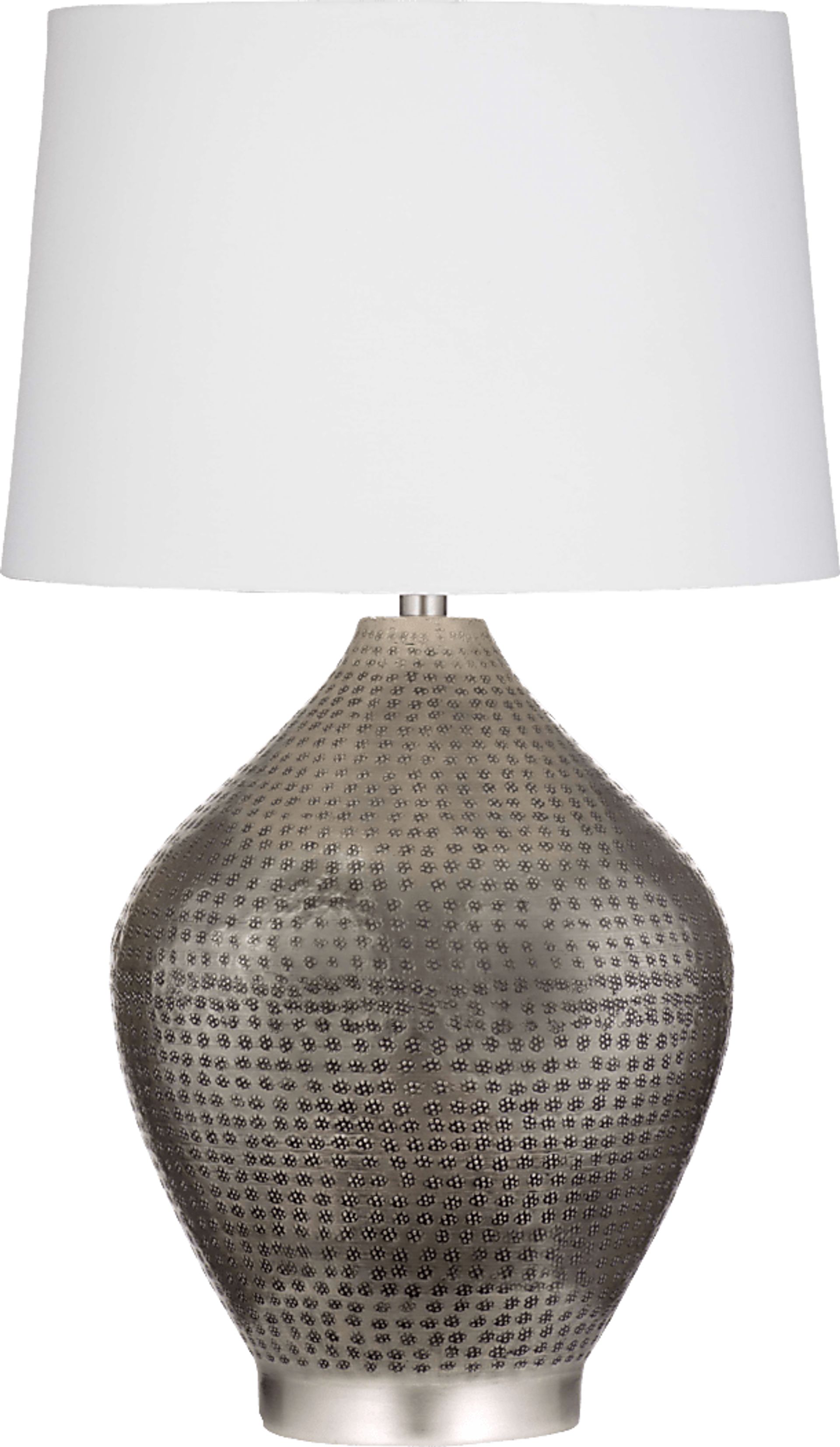 Tabor Park Nickel Gray Table Lamp | Rooms to Go