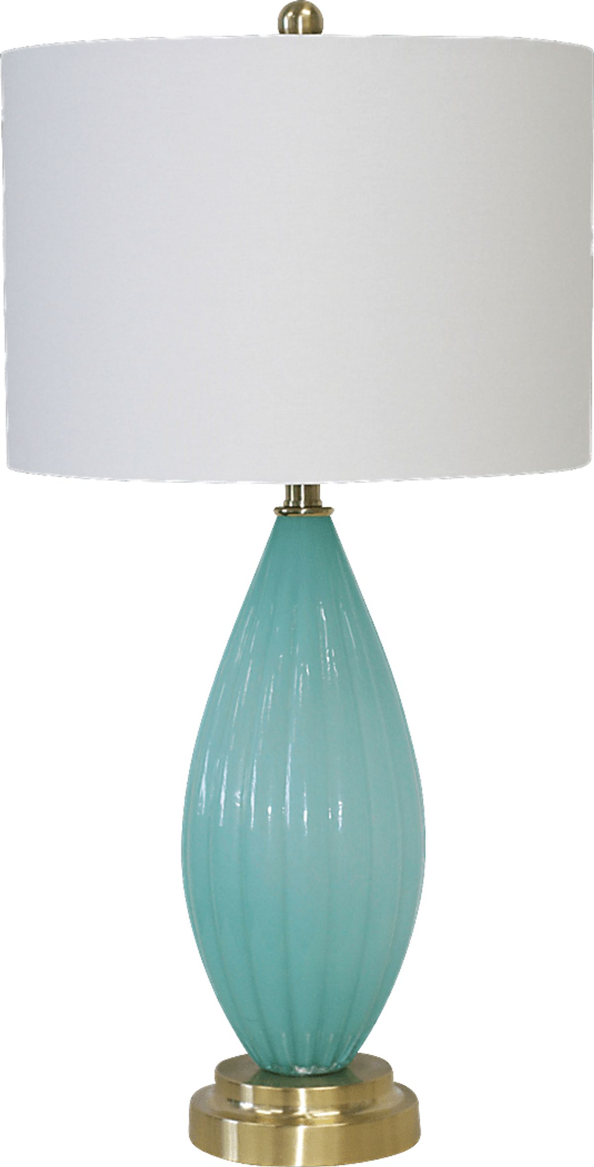 Talcott Turquoise Blue Table Lamp | Rooms to Go