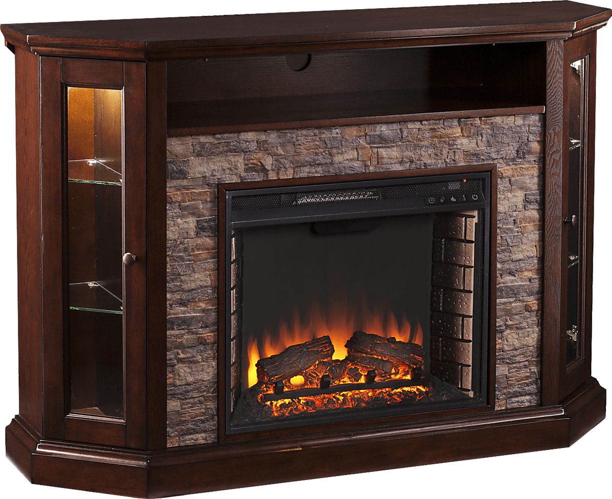 Tallywood Espresso Dark Wood Console | Rooms to Go