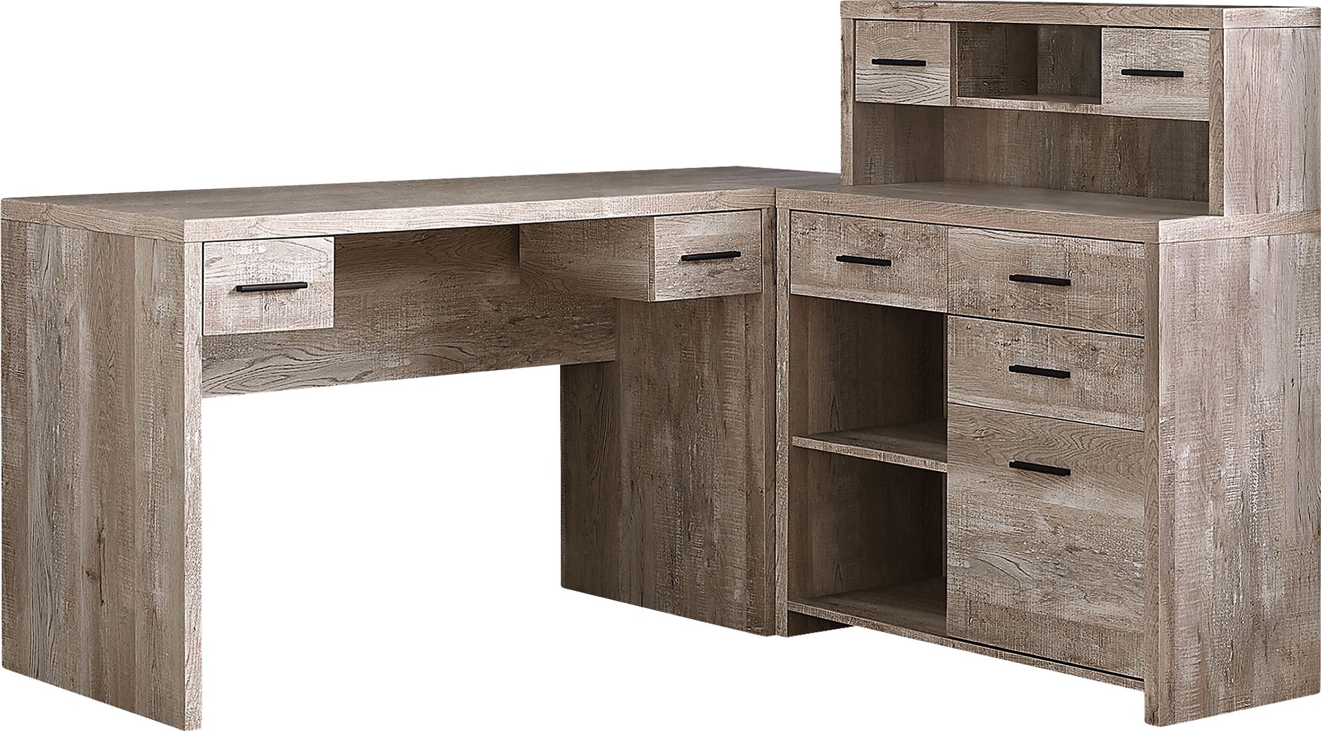 Tambec Taupe Colors,Light Wood Desk | Rooms to Go