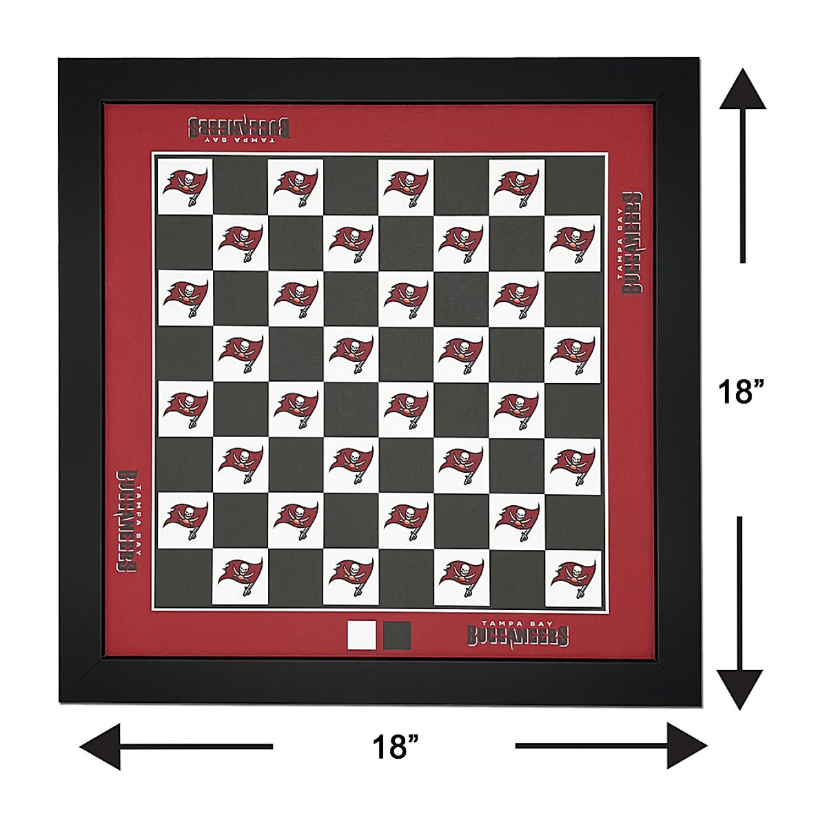 Nfl Magnetic Chess Set Black,Pewter,Red,White Black,Gray,Red,White ...