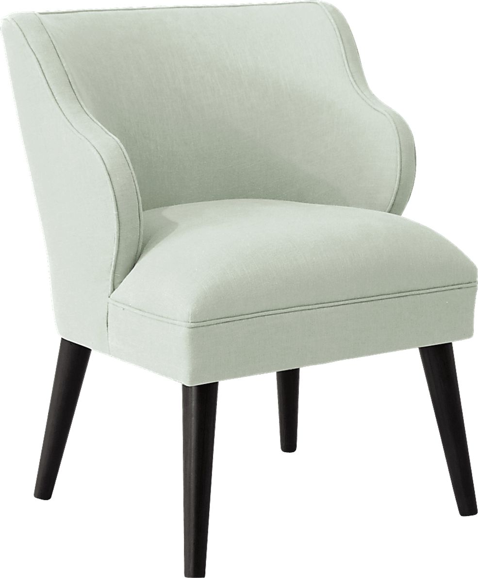 Tangere Mint Green Linen,Viscose Fabric Accent Chair - Rooms To Go