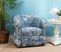 Tanith Blue Swivel Chair - Rooms To Go