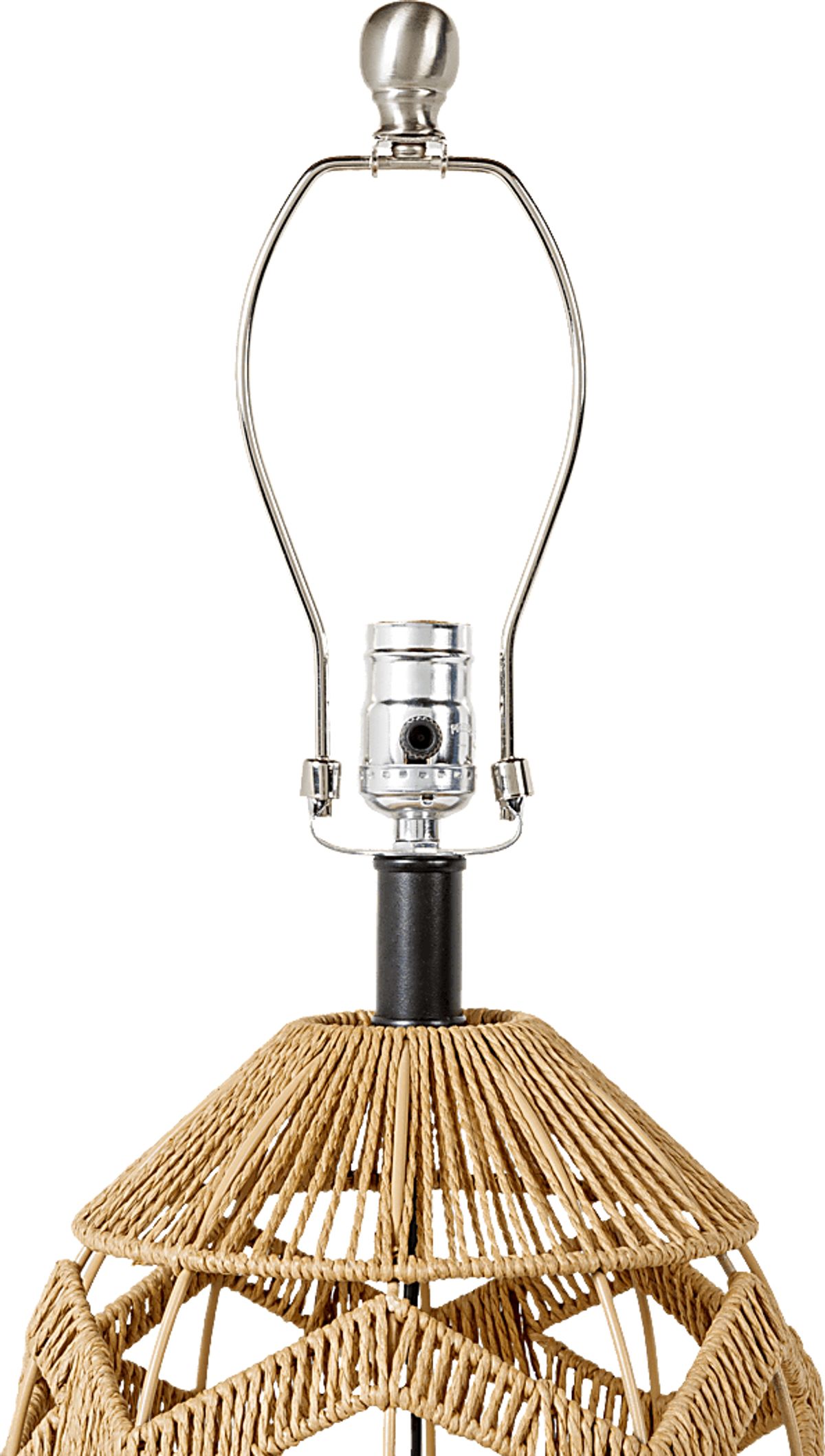 Tanzanite Place Natural Beige,White Table Lamp | Rooms to Go