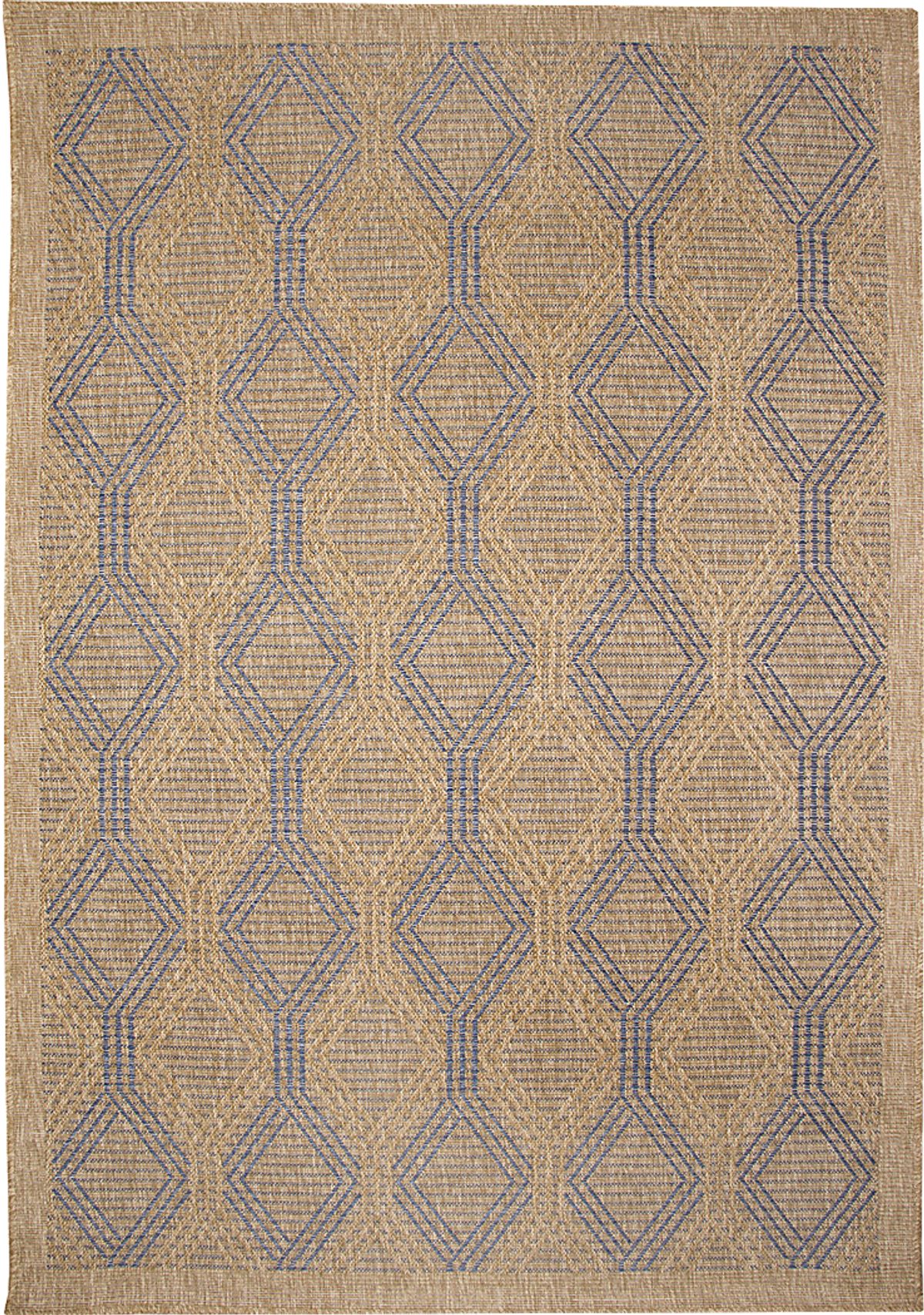 Taos Hills Tan Beige,Brown Polypropylene Fabric Outdoor Rug | Rooms to Go
