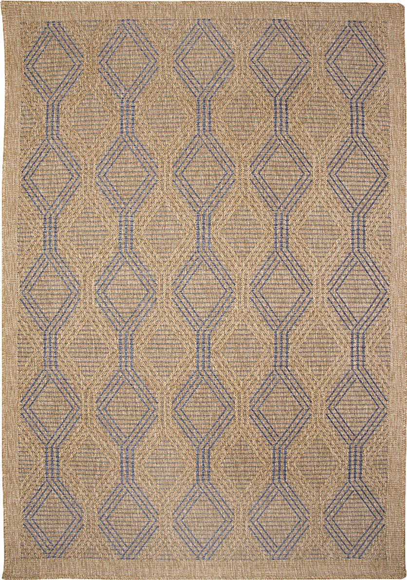Taos Hills Tan Beige,Brown Polypropeline Outdoor Rug - Rooms To Go