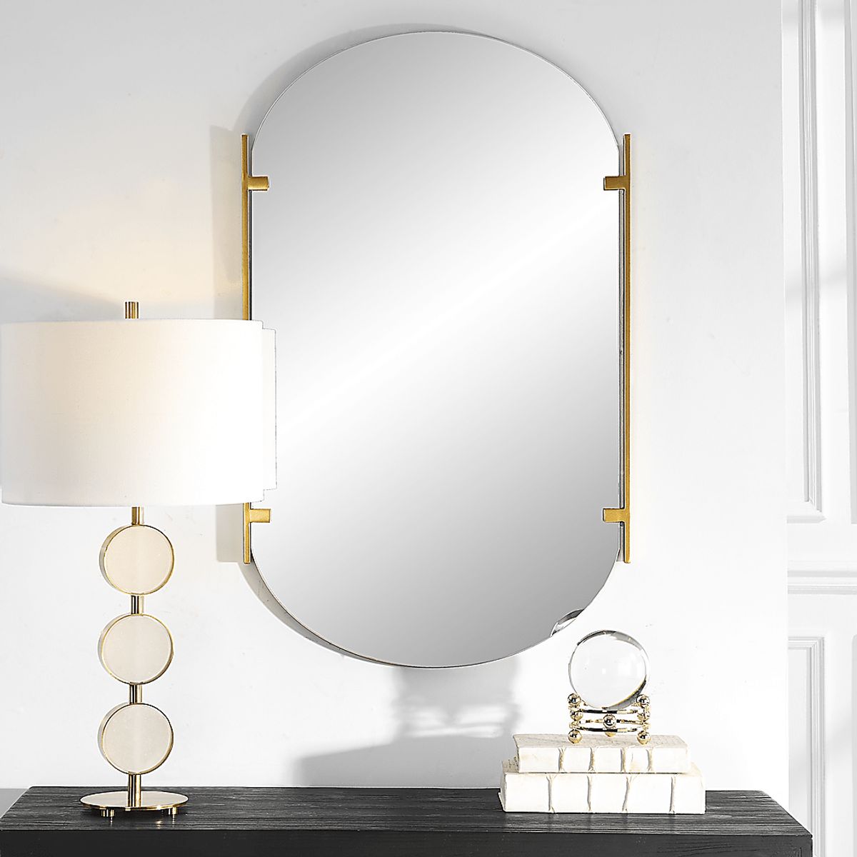 Tatm Brass Mirror | Rooms to Go