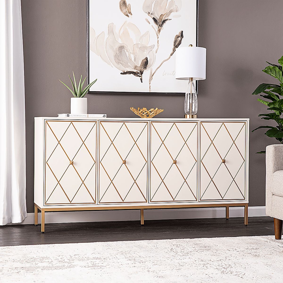Tattershal White Colors,White Buffet | Rooms to Go
