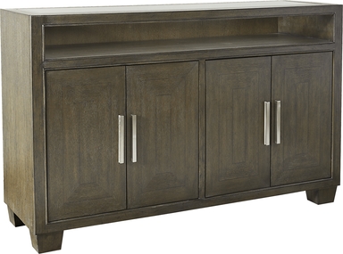 Taylor Trace 5 Pc Brown Dark Wood Dining Room Set With Round Dining ...