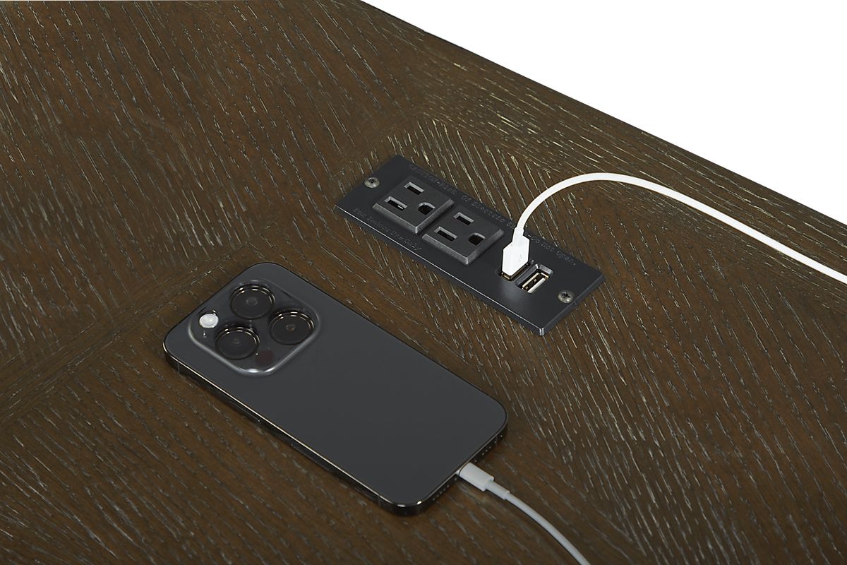 Taylor Trace Tobacco Dark Wood Credenza | Rooms to Go