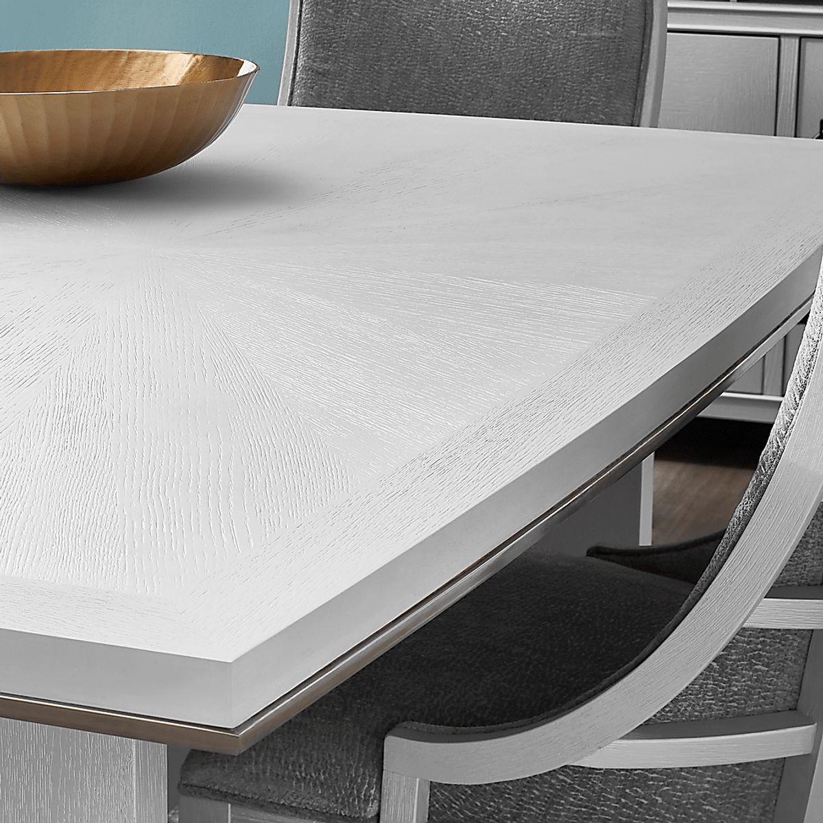 Taylor Trace 5 Pc White Colors,White Dining Room Set With Rectangle ...