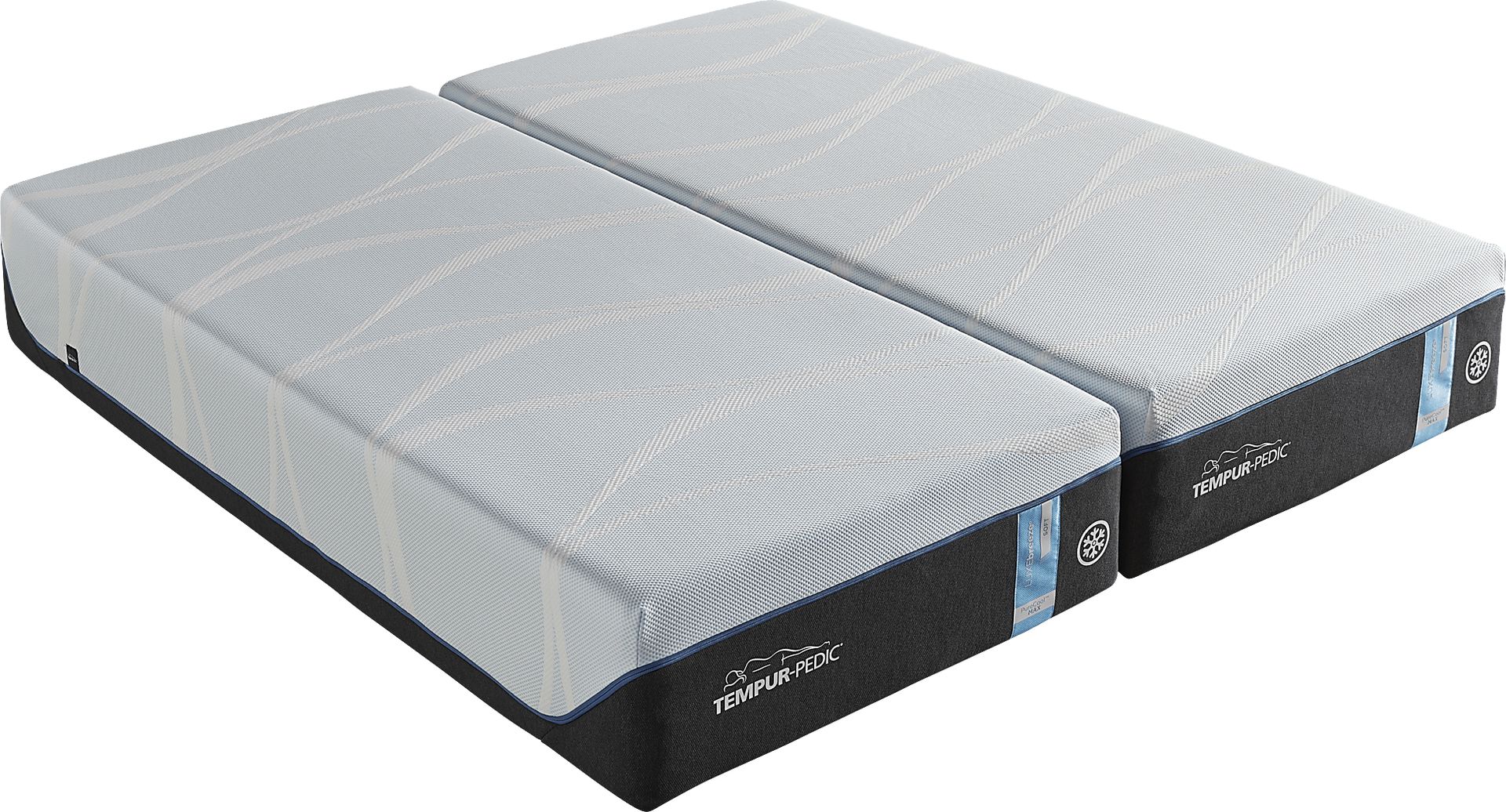 Tempur Pedic Luxebreeze Soft Split California King Mattress Rooms To Go
