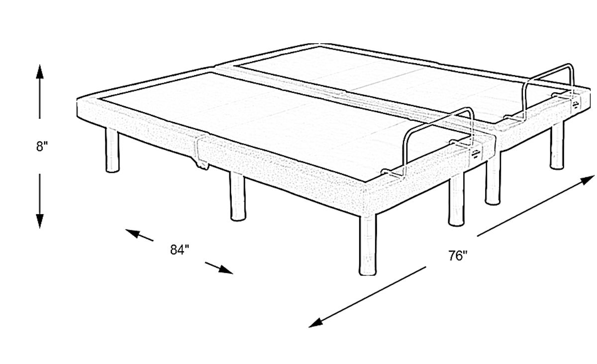Tempur-Pedic Tempur-Ergo Extend S.B Split California King Adjustable ...