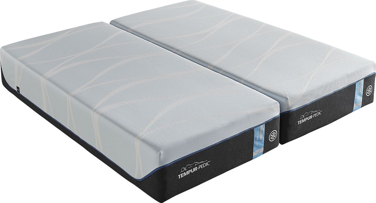 Tempur Pedic Luxebreeze Soft Split King Mattress Rooms To Go