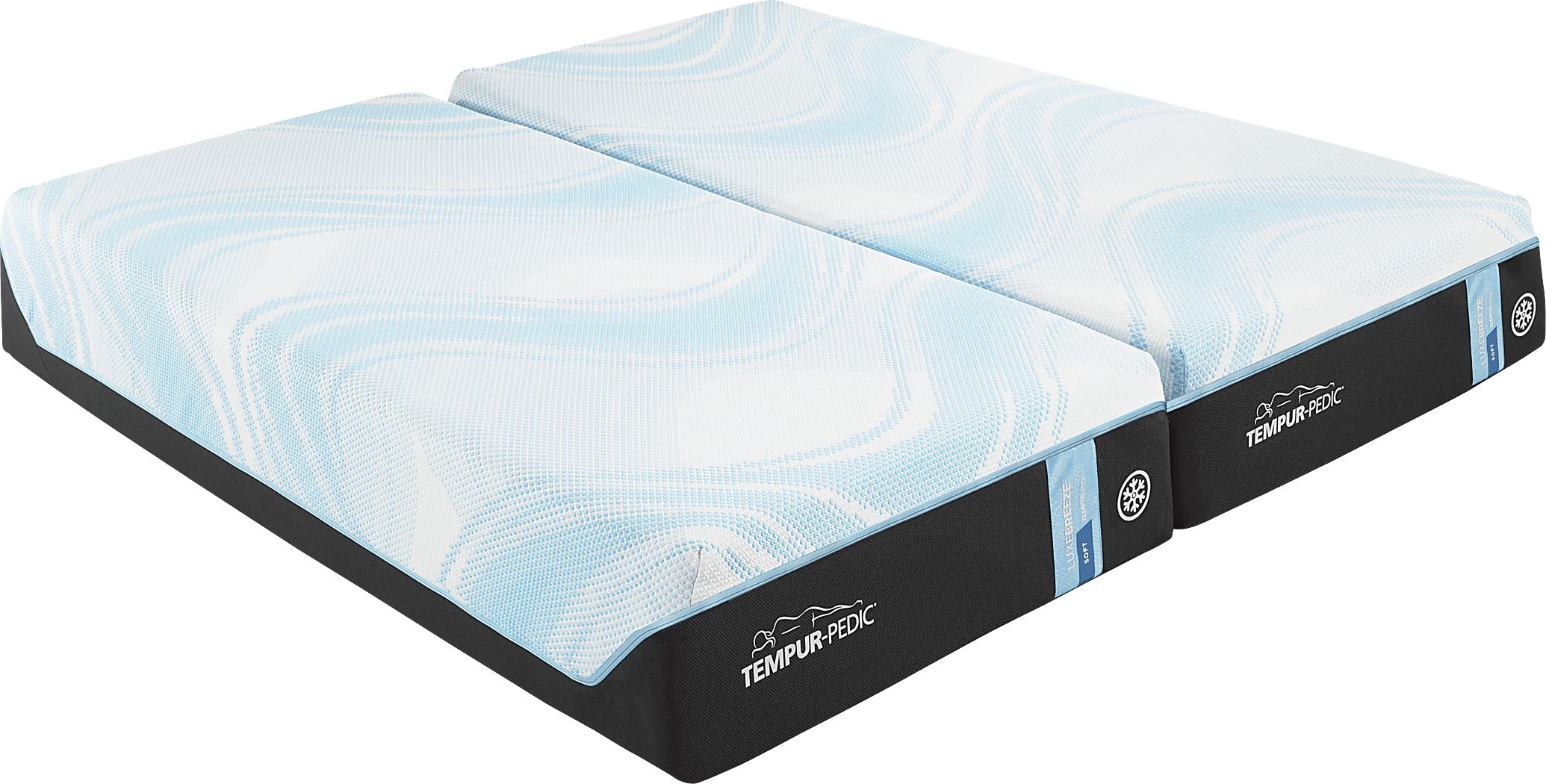 Tempur Pedic Luxebreeze 2 0 Soft Split King Mattress Rooms To Go