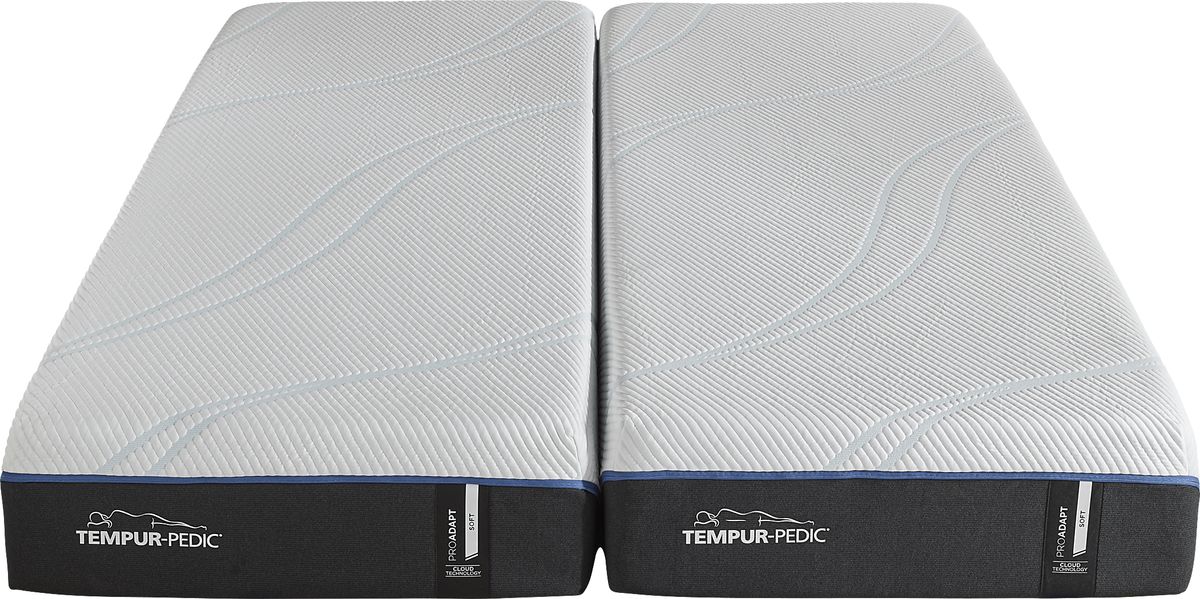 Tempur Pedic Proadapt Soft Split California King Mattress Rooms To Go