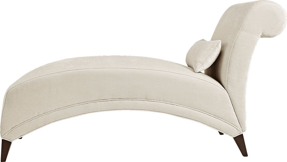 Teregram Cream Chaise - Rooms To Go
