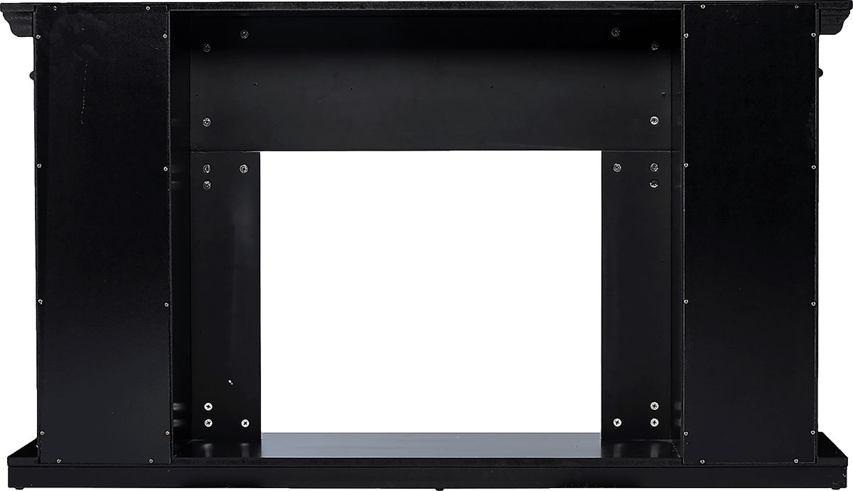 Tessman II Black Black,Colors 54" Console, With Electric Fireplace ...