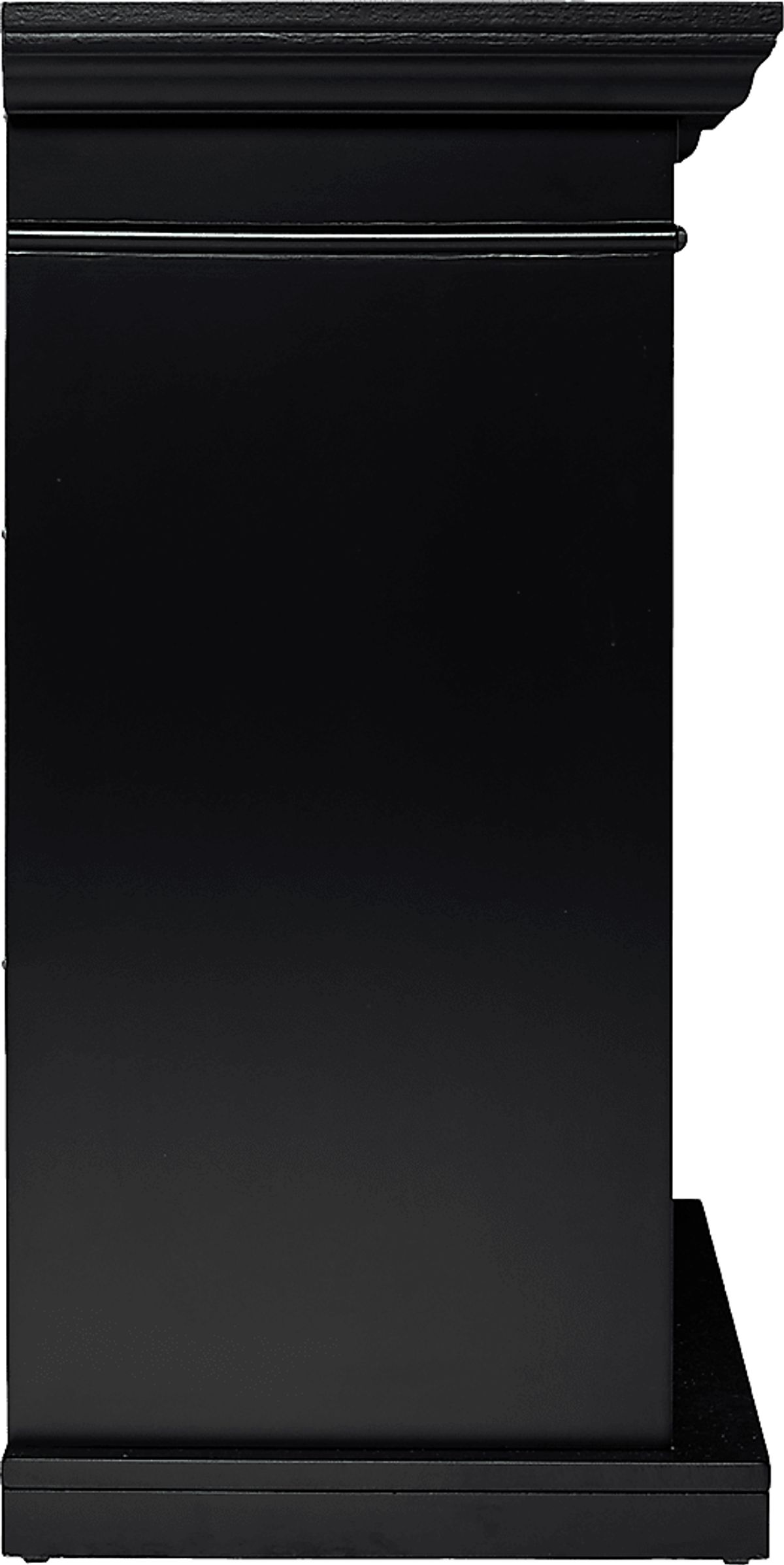 Tessman II Black Black,Colors 54" Console, With Electric Fireplace ...