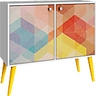 Thacher Yellow Colors Accent Cabinet | Rooms to Go