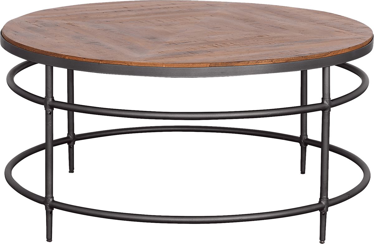Thaxton Brown Dark Wood Cocktail Table | Rooms to Go