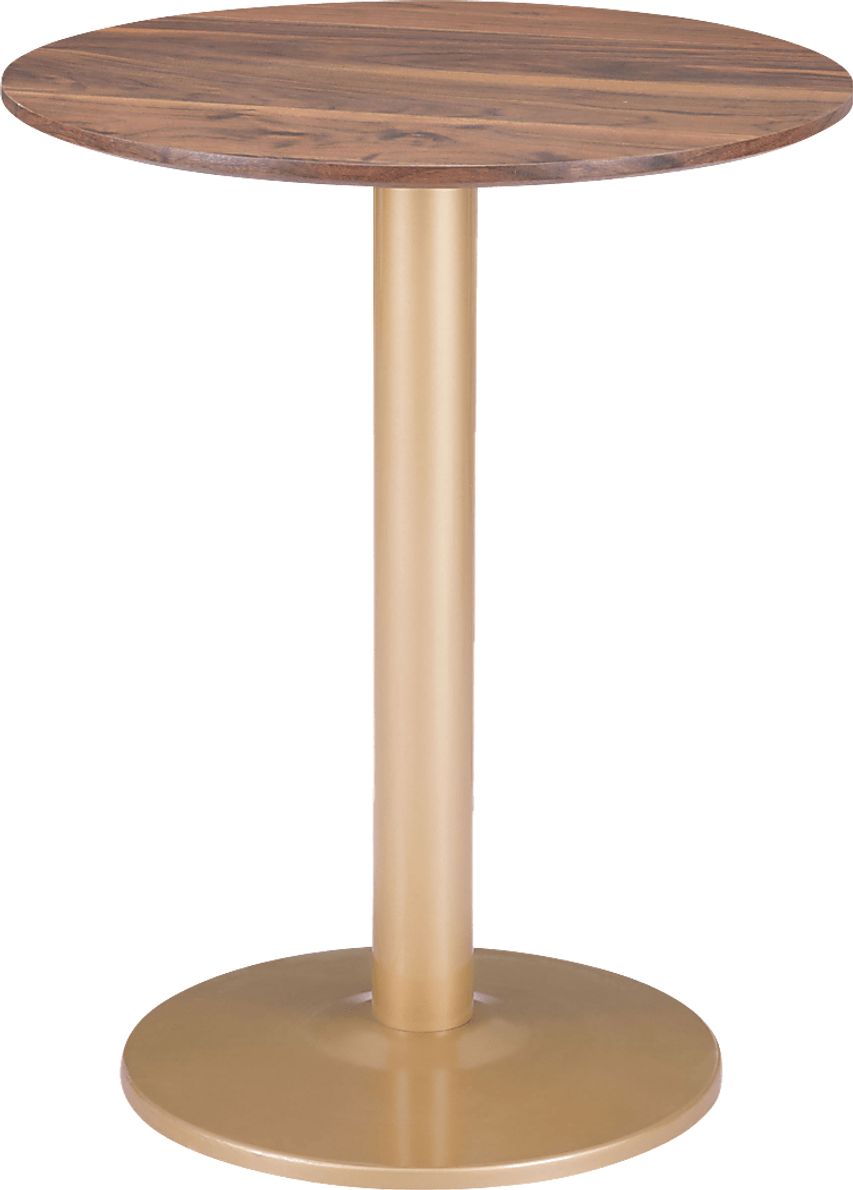 Thisbe Brown Round Bistro Table - Rooms To Go
