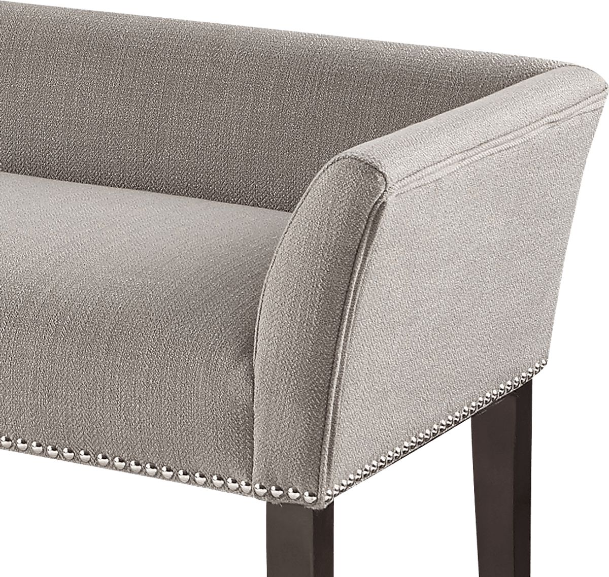 Threepine Gray Bench | Rooms to Go