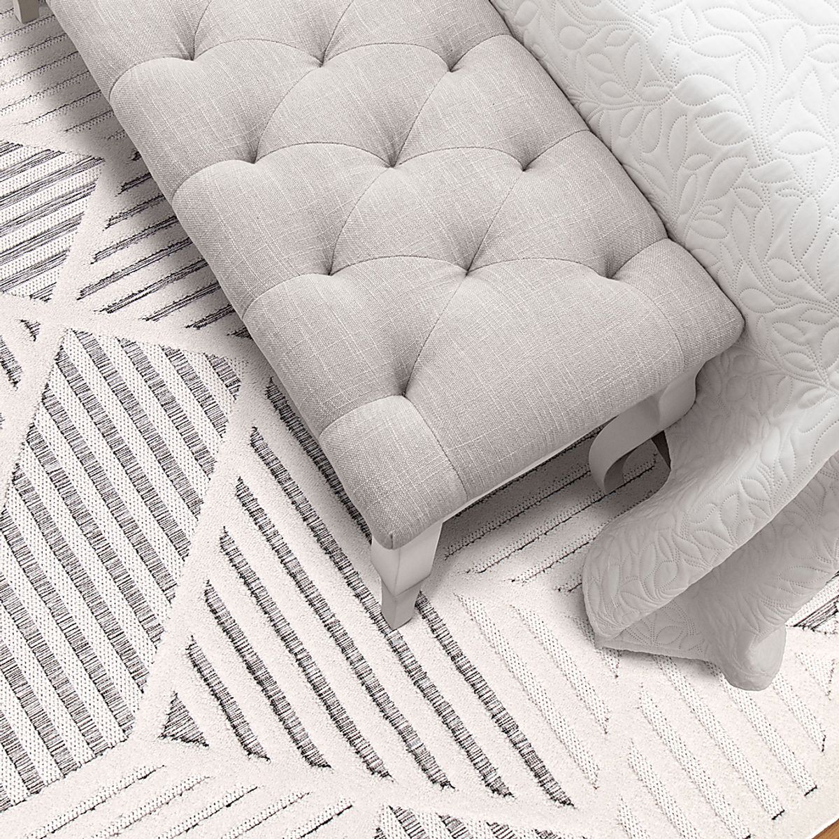 Thurmont Gray Rug | Rooms to Go