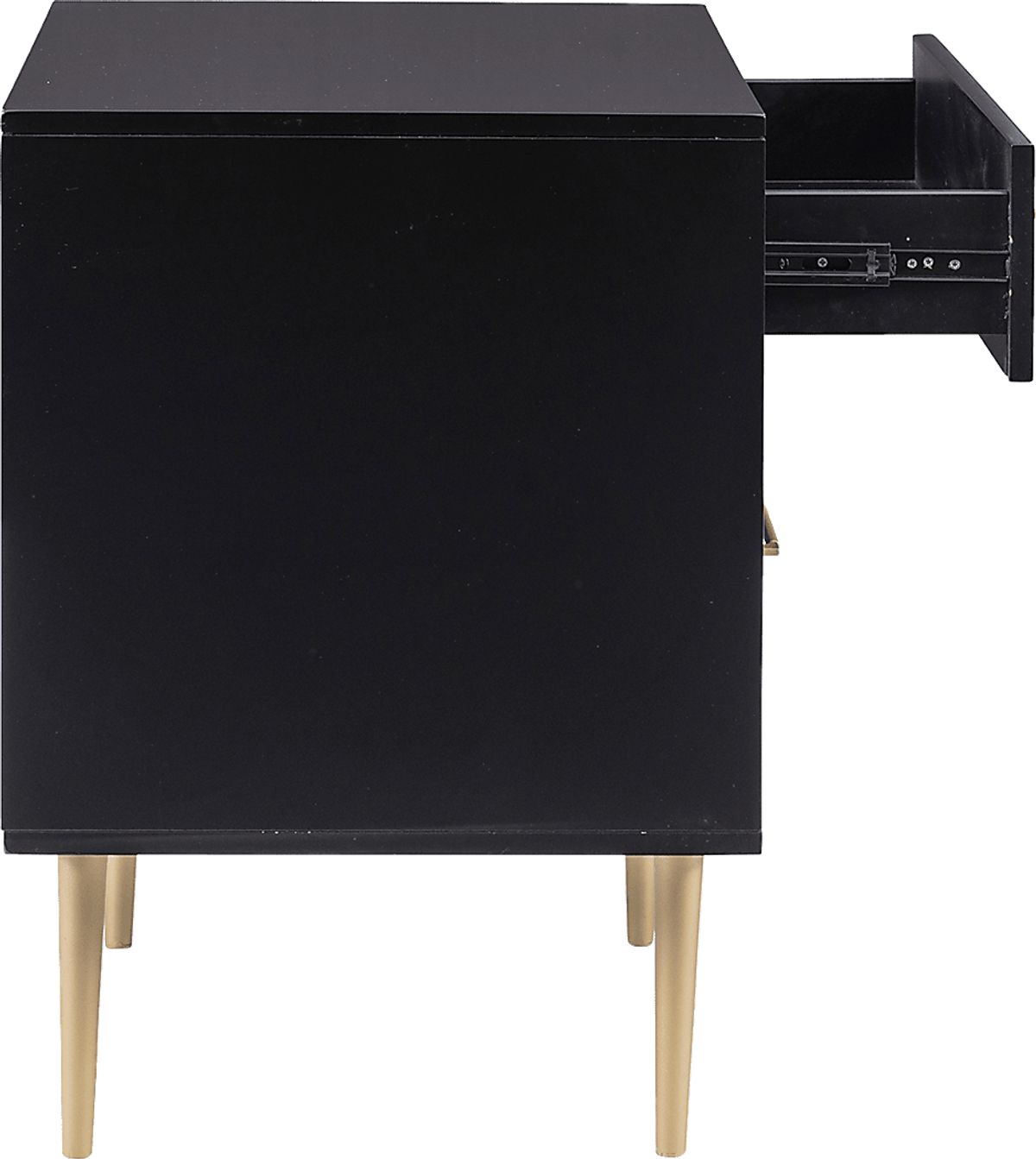 Thyson Black Black,Colors Nightstands | Rooms to Go