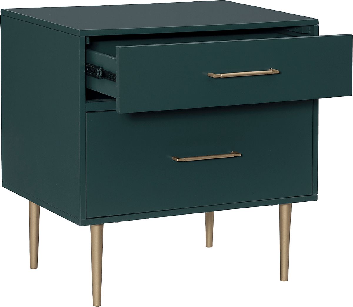 Thyson Dark Green Colors Nightstands | Rooms to Go