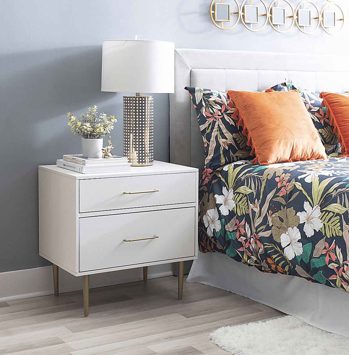Thyson White Colors,White Nightstands | Rooms to Go