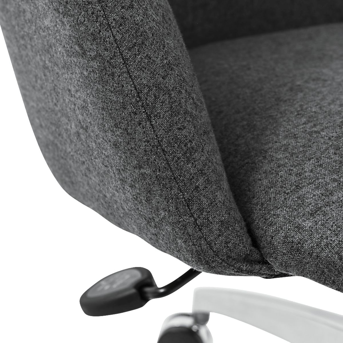 Tiffaney Dark Gray Nylon,Polyester Fabric Desk Chair | Rooms to Go