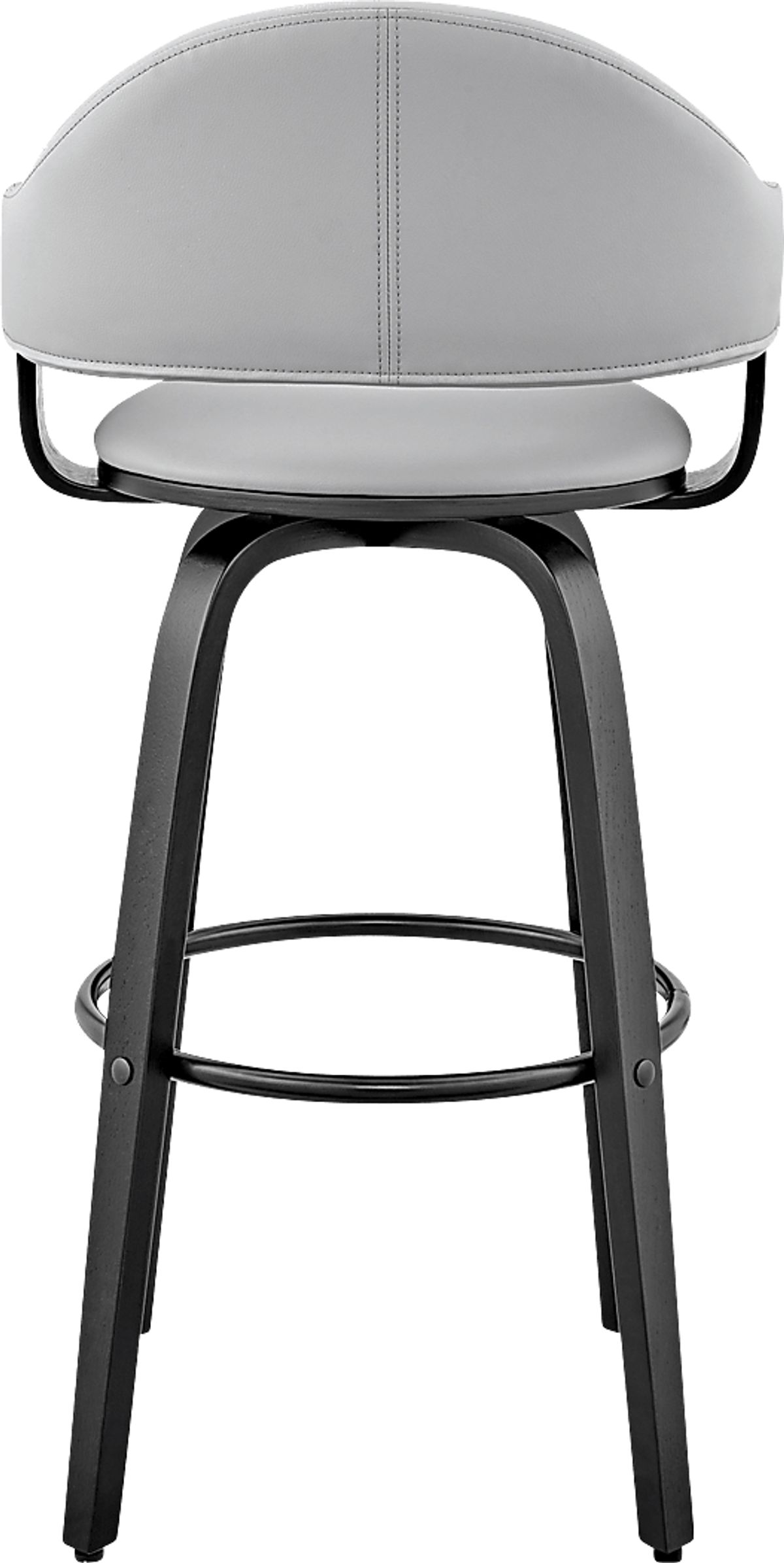 Tigressy II Gray Polyurethane Fabric Counter Height Stool | Rooms to Go