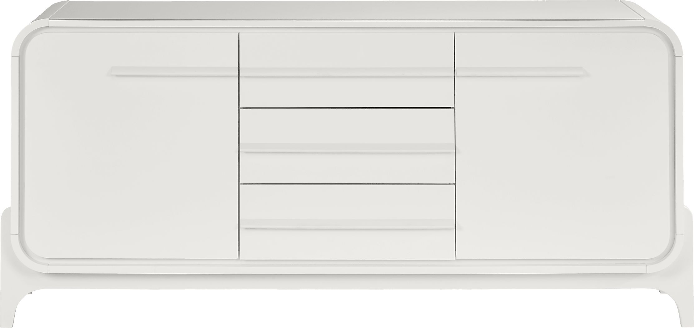 Tobian White Colors,White Server | Rooms to Go