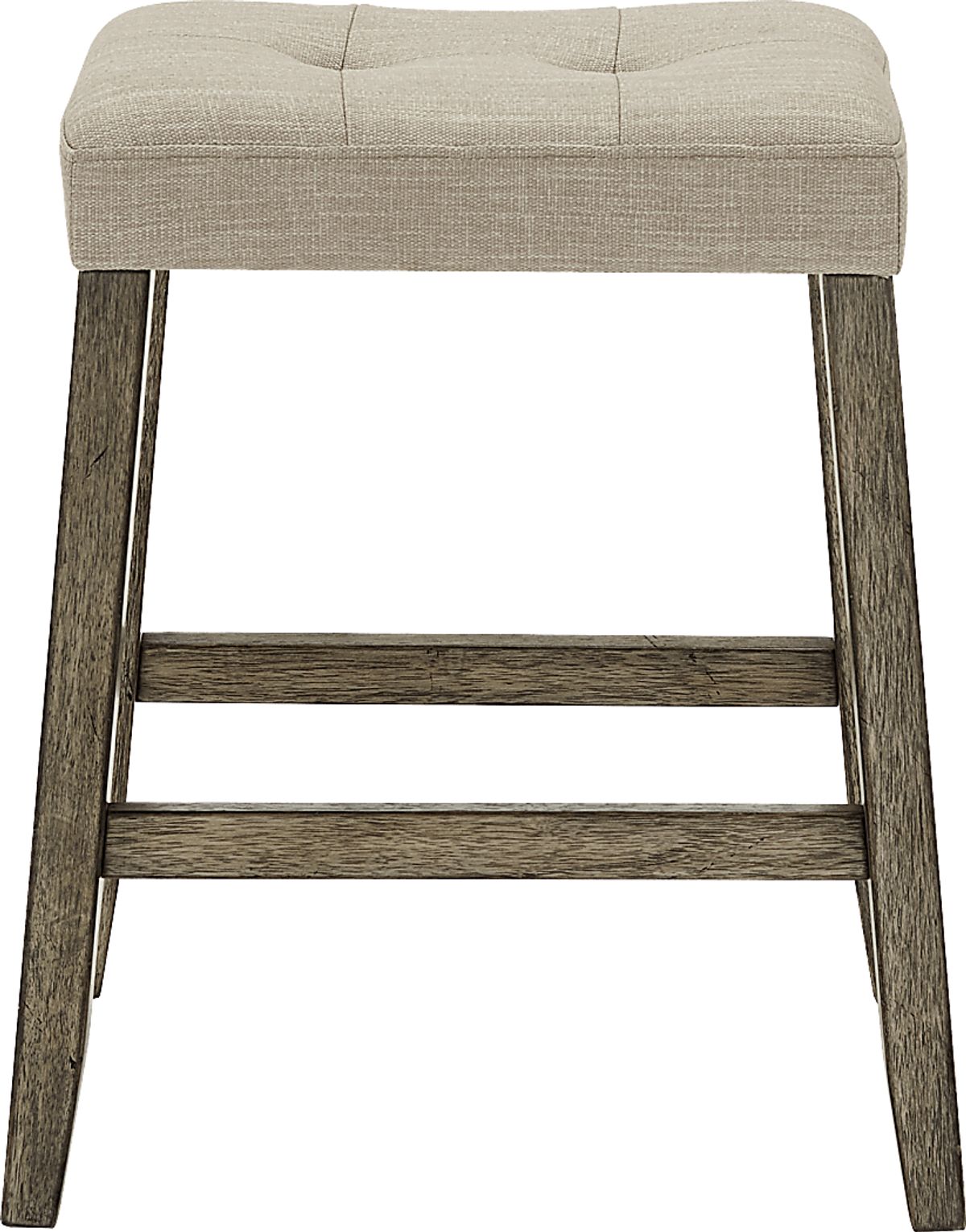 Tocata Gray Polyester Fabric Counter Stool, Set Of 2 | Rooms to Go