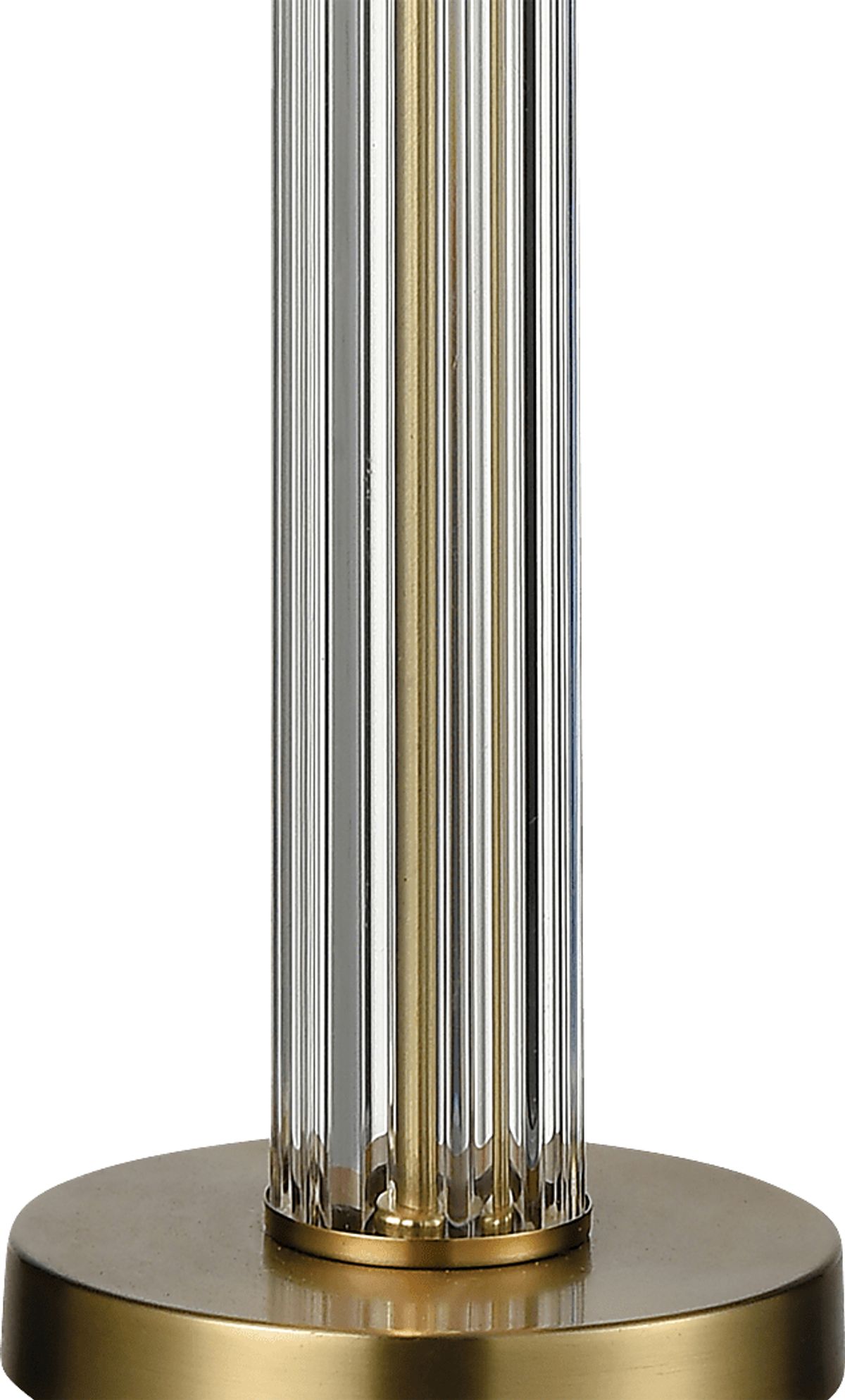 Tolman Peak Clear White Table Lamp | Rooms to Go