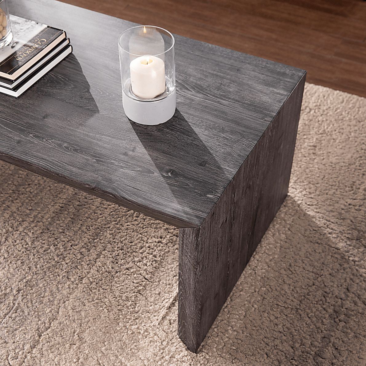 Tophill Black Cocktail Table - Rooms To Go