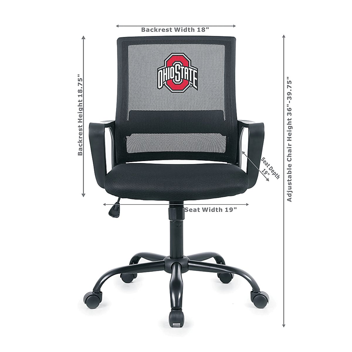 Tough Match Black Desk Chair | Rooms to Go