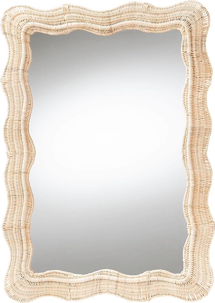 Towery Natural Beige,White Mirror | Rooms to Go