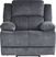 Townsend 3 Pc Gray Woven Non-Power Reclining Living Room Set With ...